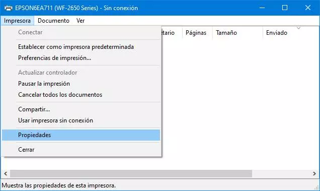 Windows 10-da çap növbəsi xüsusiyyətlərini açın