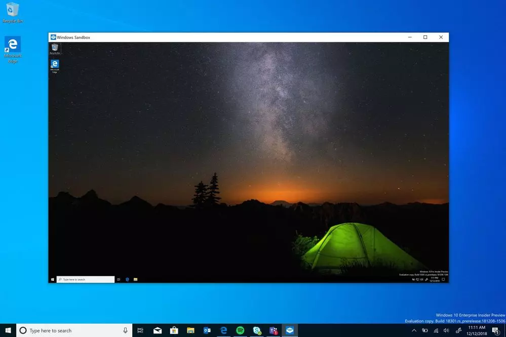 Пясочніца windows 10