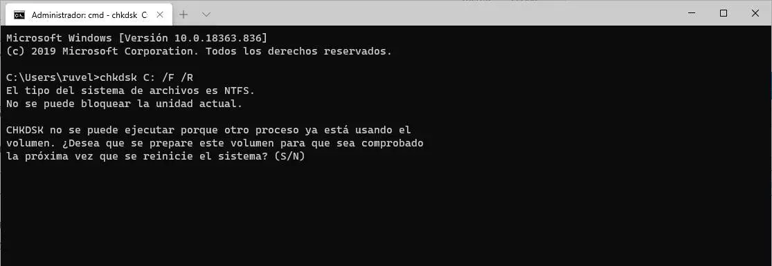 Executar CHKDSK