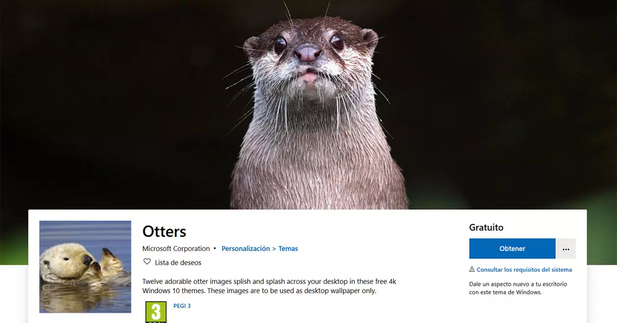 Microsoft Thema Otter