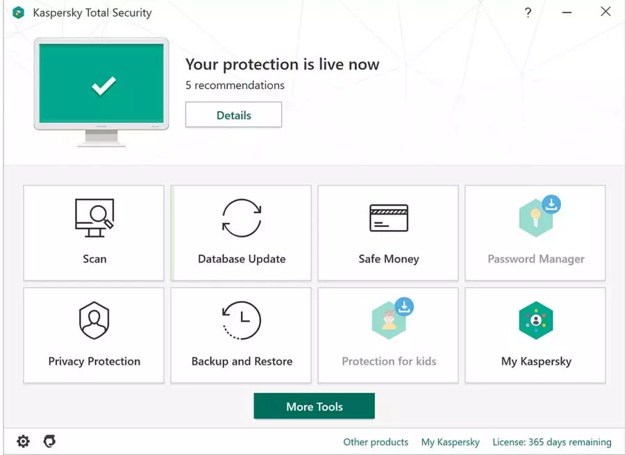 Kaspersky keamanan lengkap