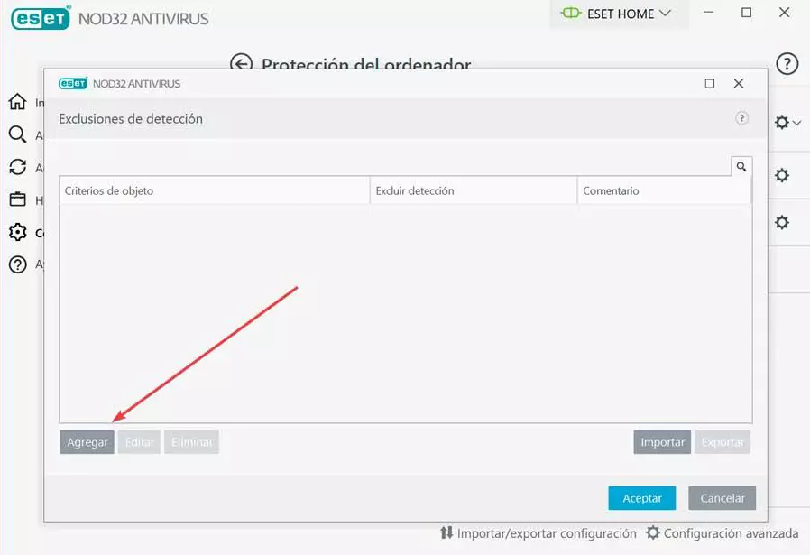 ESET antivirus ntxiv kev cais tawm