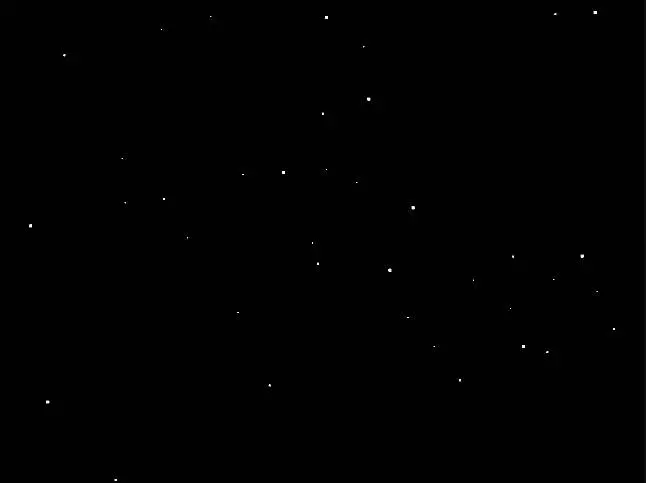 Klasični screensaver - Starfield