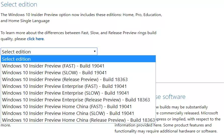 ទាញយក Insider ISO Windows 10