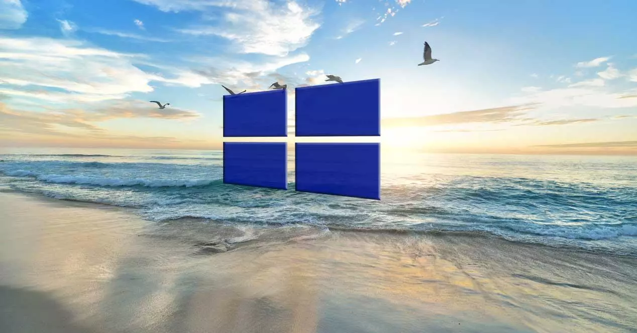 ឆ្នេរសមុទ្រ Windows 10 ផ្ទៃខាងក្រោយ 4
