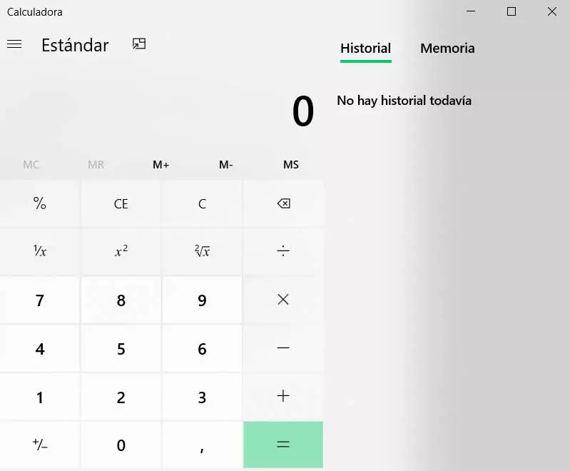 Windows Current Calculator