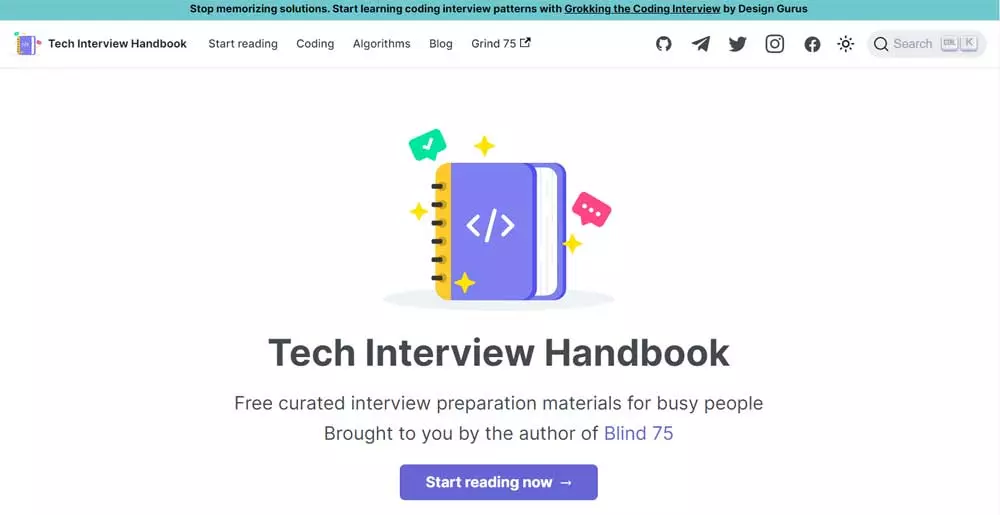 Tech Interview Handbook programmeur