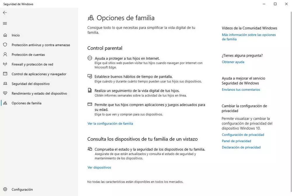 Windows Defender – Familie