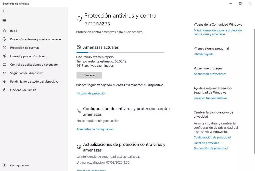 Windows Defender - Абарона ад вірусаў