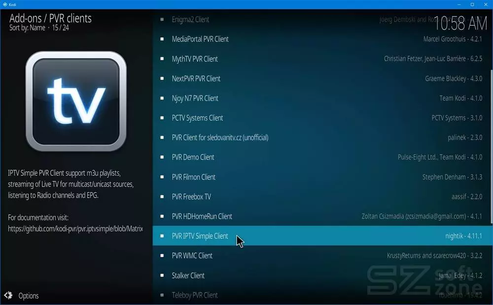 Instale o plug-in IPTV Kodi 1