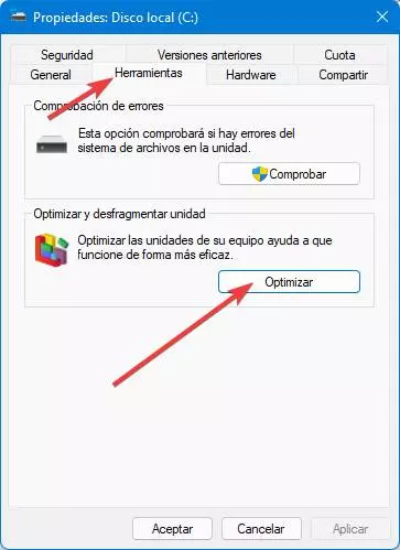 Abre Optimize SSD Drives