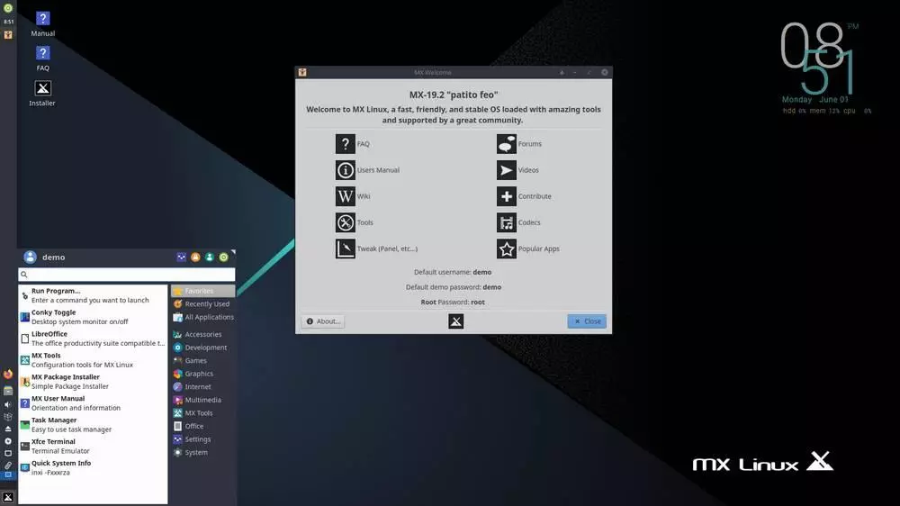 MXLinux 19.2