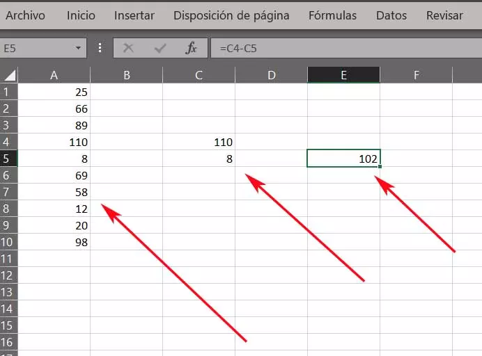 excel Daten Gamme