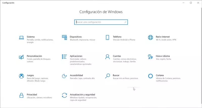 Pag-setup sa Windows 10