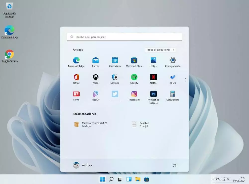 Startvalmynd Windows 11