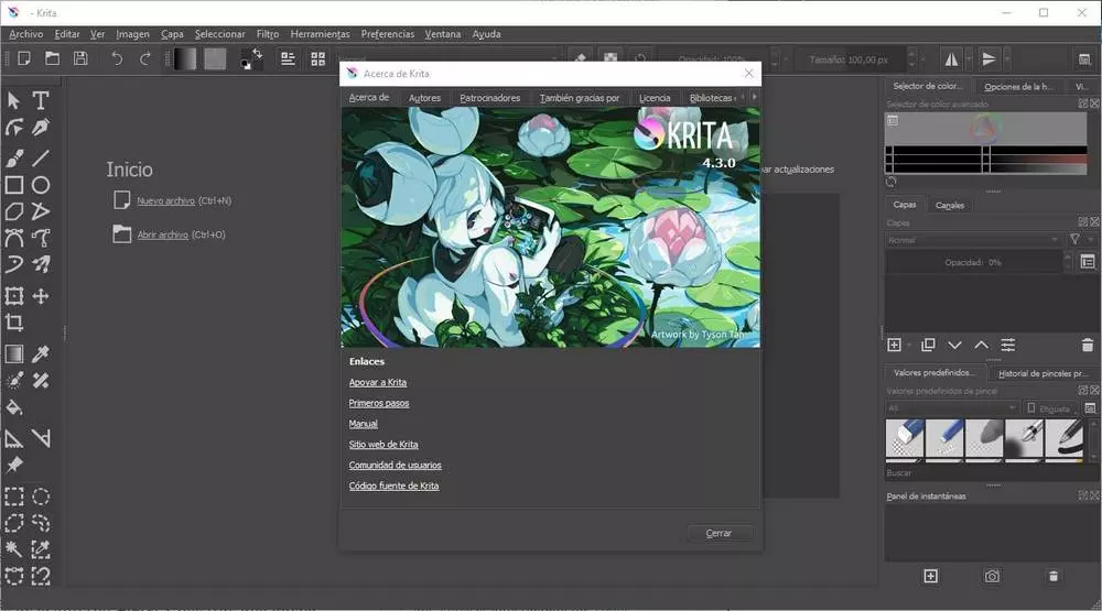 Nova Krita 4.3