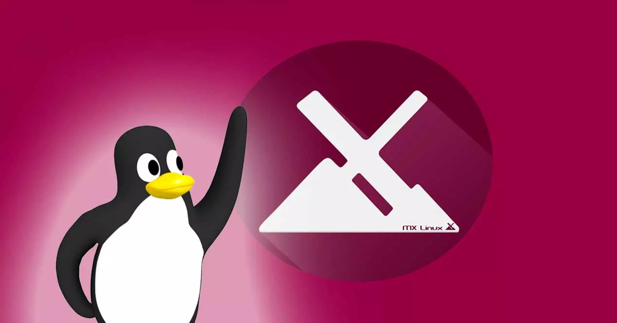 Tux Linux MX Linux