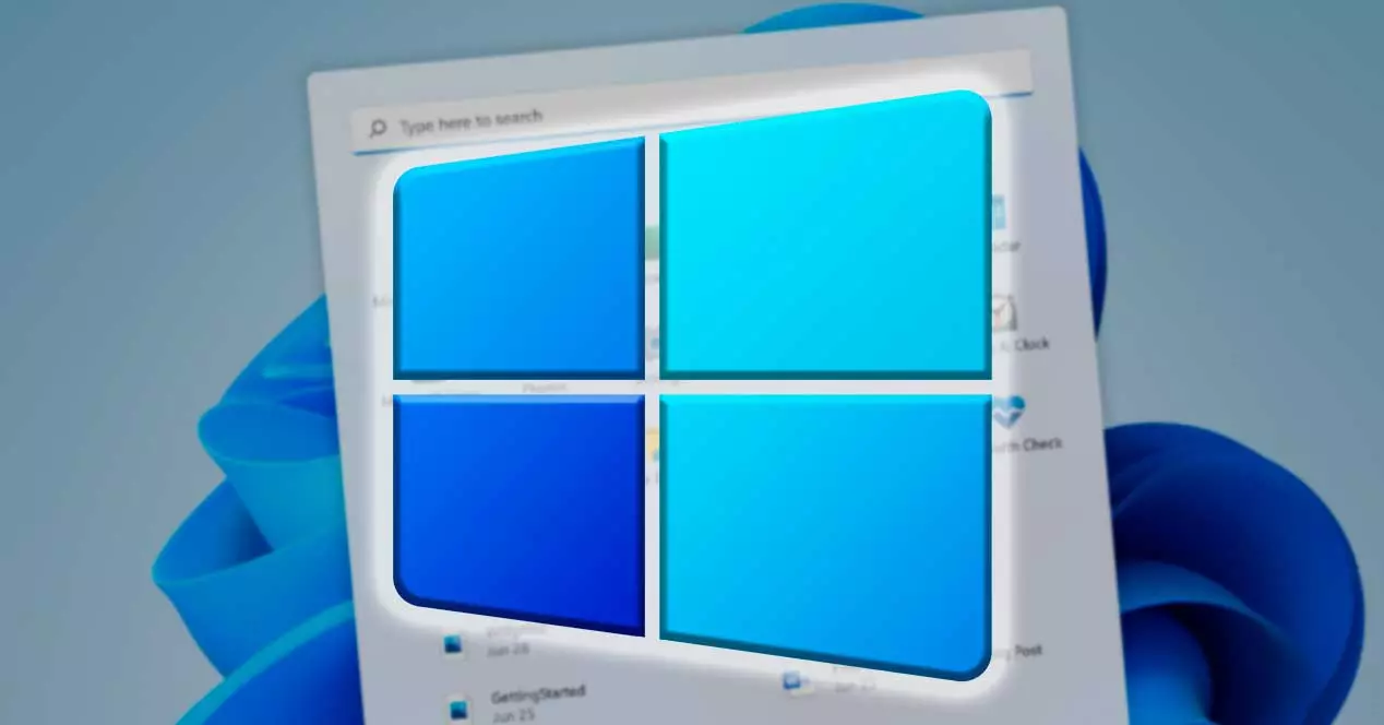 „Windows 11“ pradžios juostos paieška