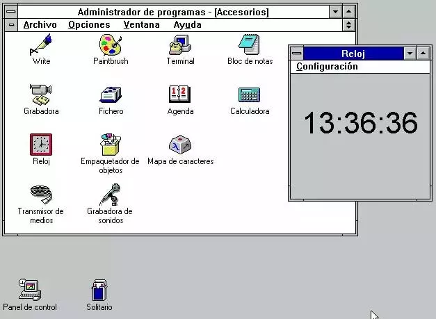 interfaccia di Windows 3.1