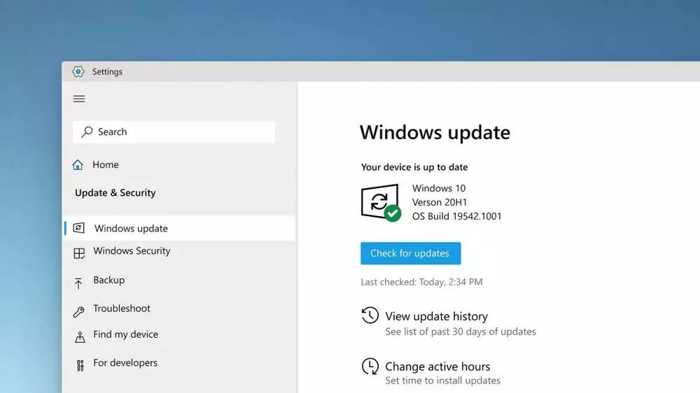 Windows-oppdatering runde hjørner