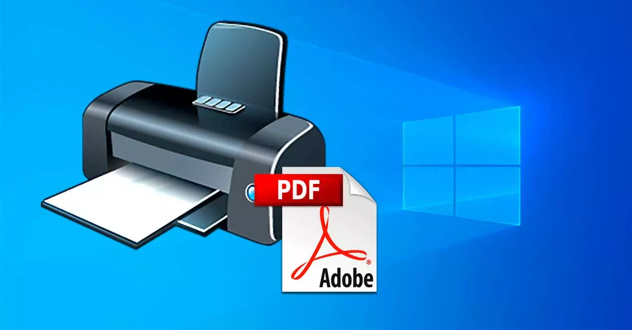 เครื่องพิมพ์ Microsoft Print เป็น PDF
