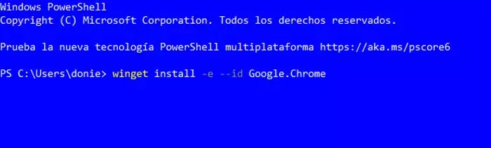 powerhell chrome