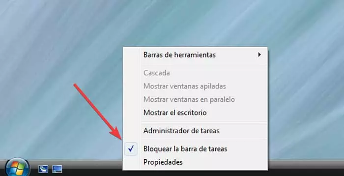 Windows Vista deaktivéiert d'Taskbar Spär
