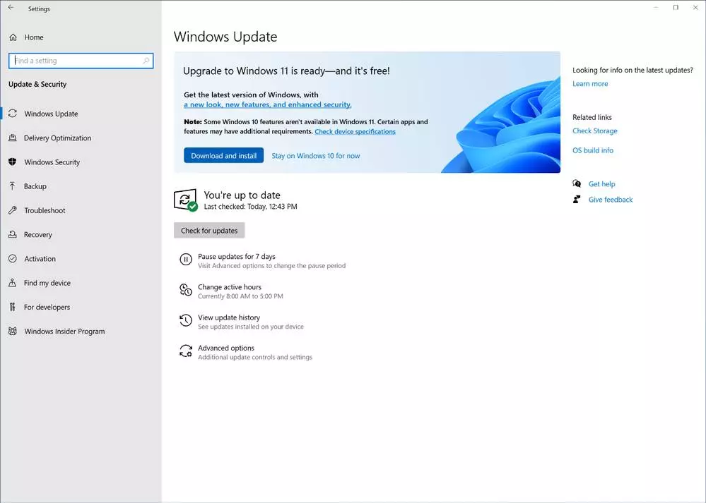 Aggiornamento facoltativo Windows 11
