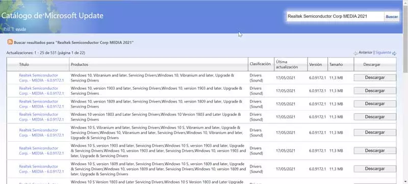 Microsoft Update Realtek Katalog