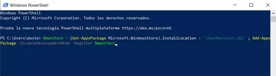 Powershell Cortana Windows