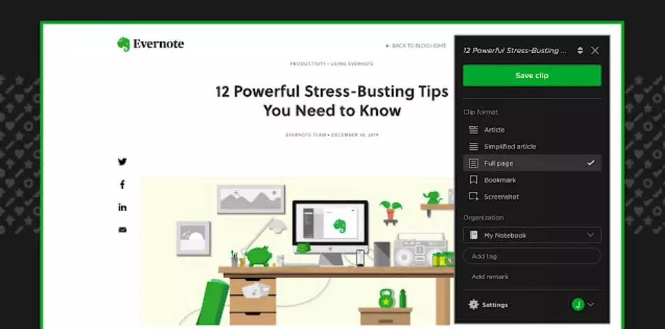 Evernote Web Clipper