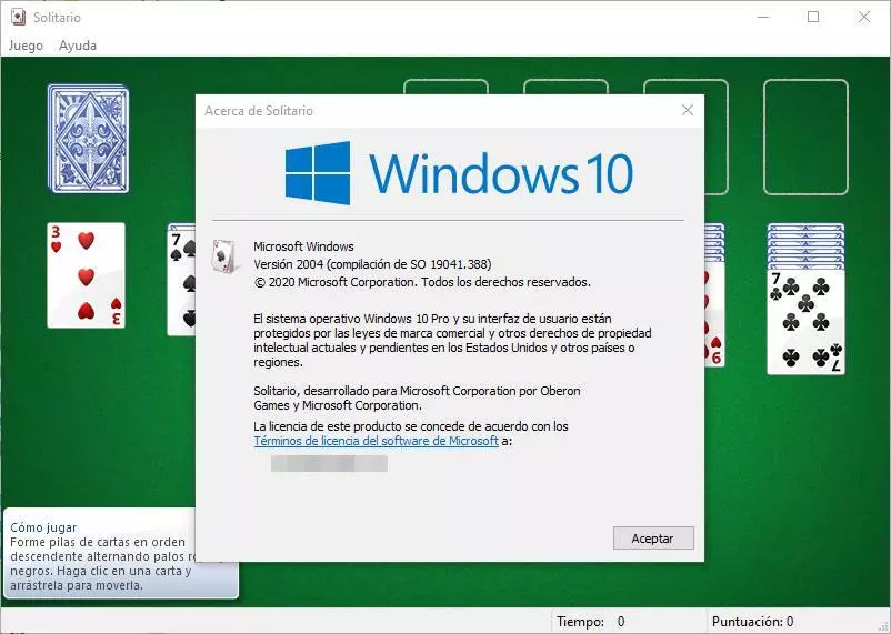 Windows 7 Solitaire on Windows 10