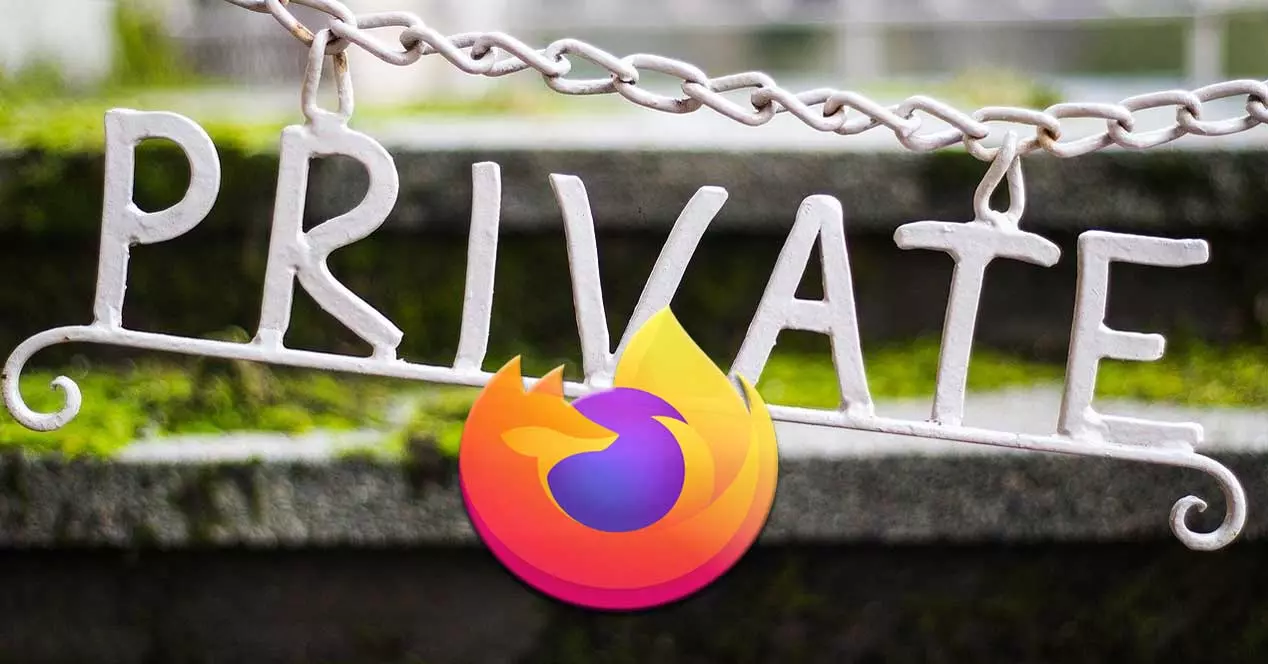 privacidade de firefox