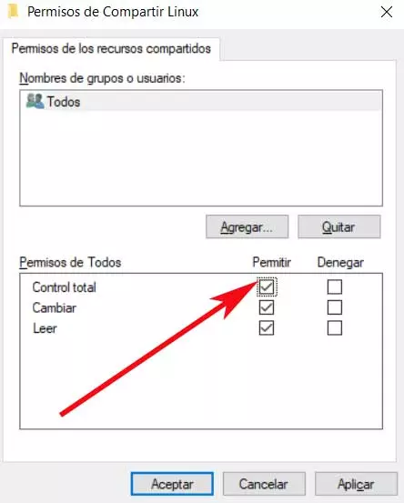 windows share folder permissions