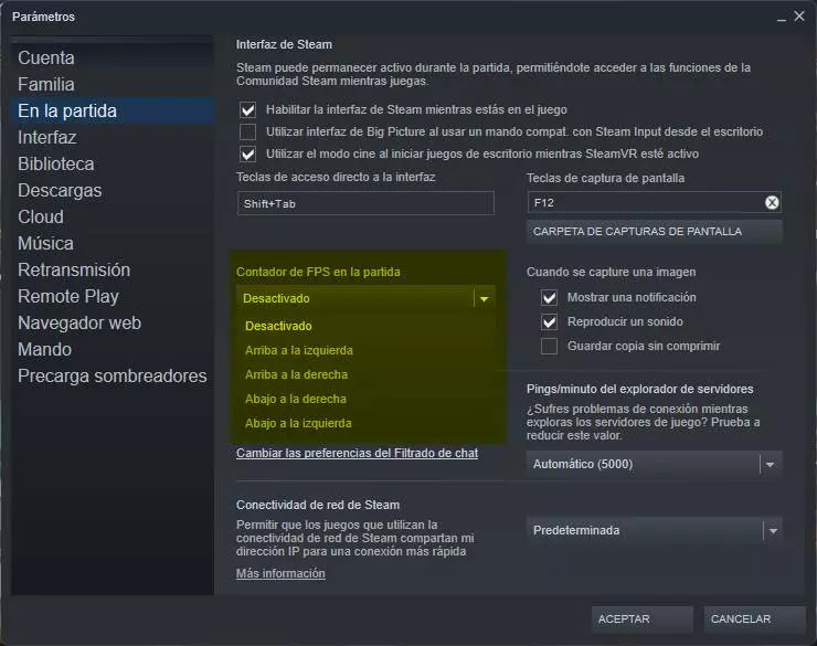 Steam FPS Counter