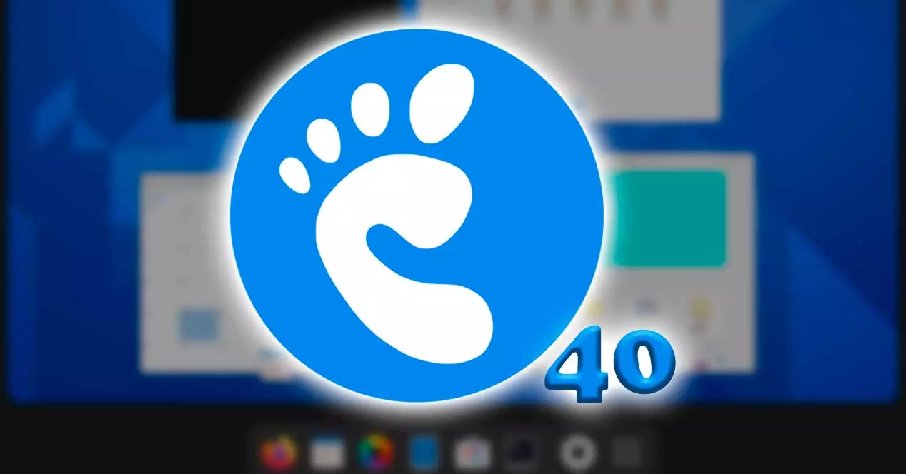 GNOME 40 asztali számítógép