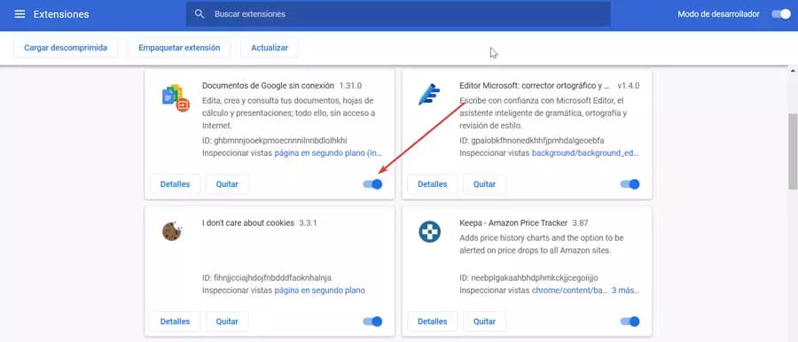 Remover extensões do Google Chrome