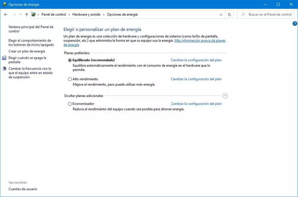 Profile zasilania systemu Windows