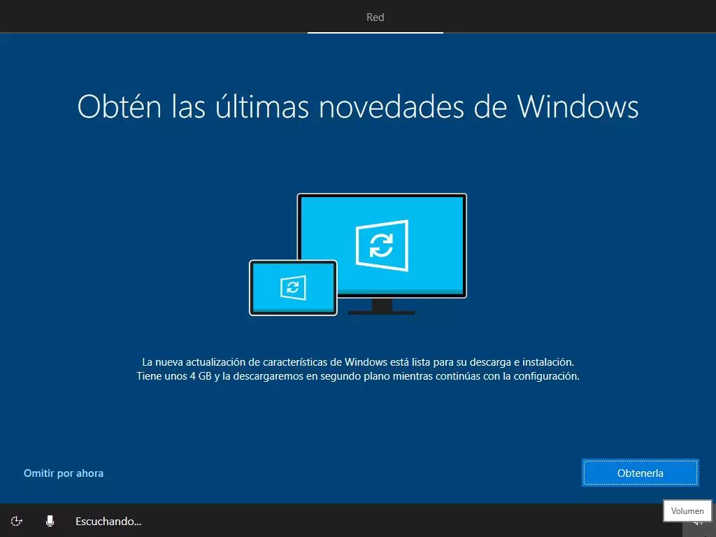 ינסטאַלירן Windows 10 - באַמערקן אַ נייַע ווערסיע