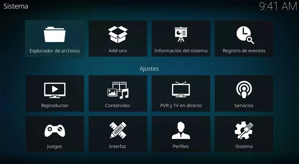 interface kodi