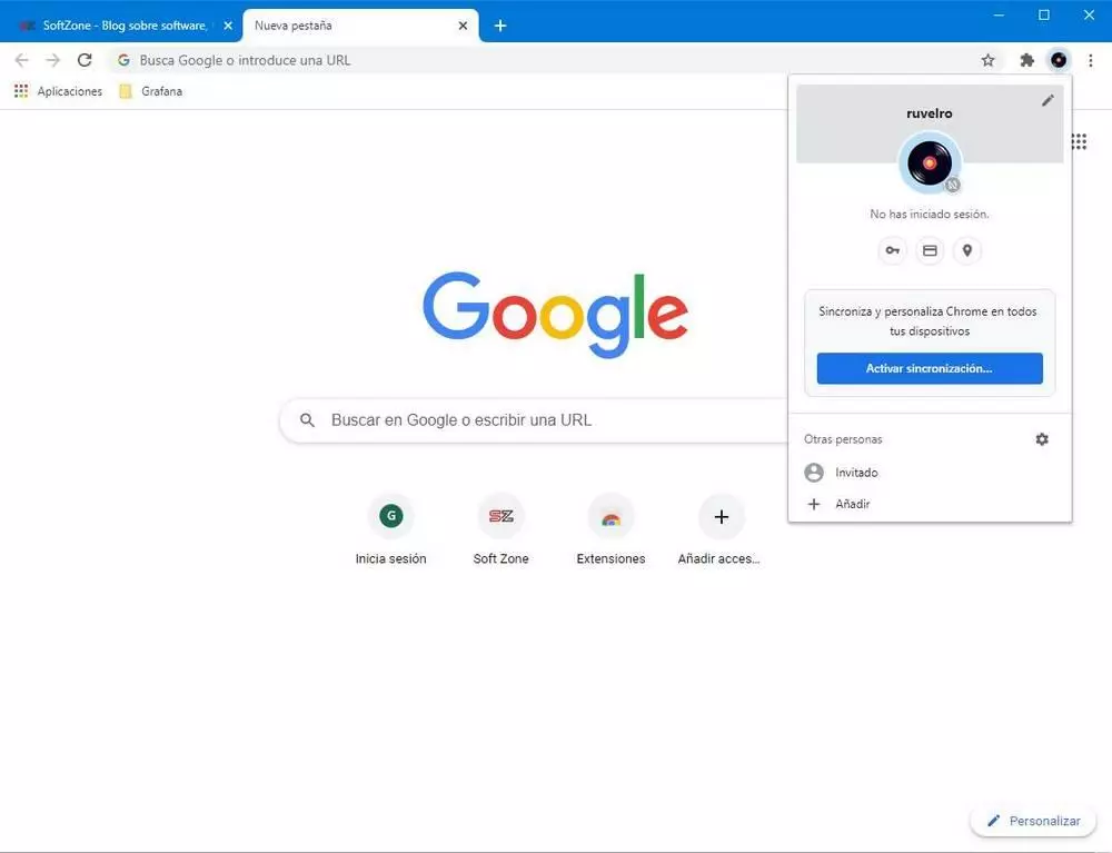 Felhasználói profiladatok a Chrome-ban
