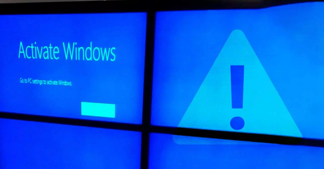 Ezin izan da Windows aktibatu