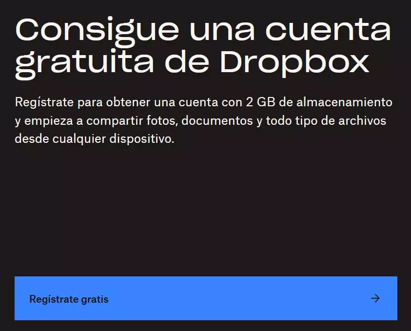 Dropbox gratuíto
