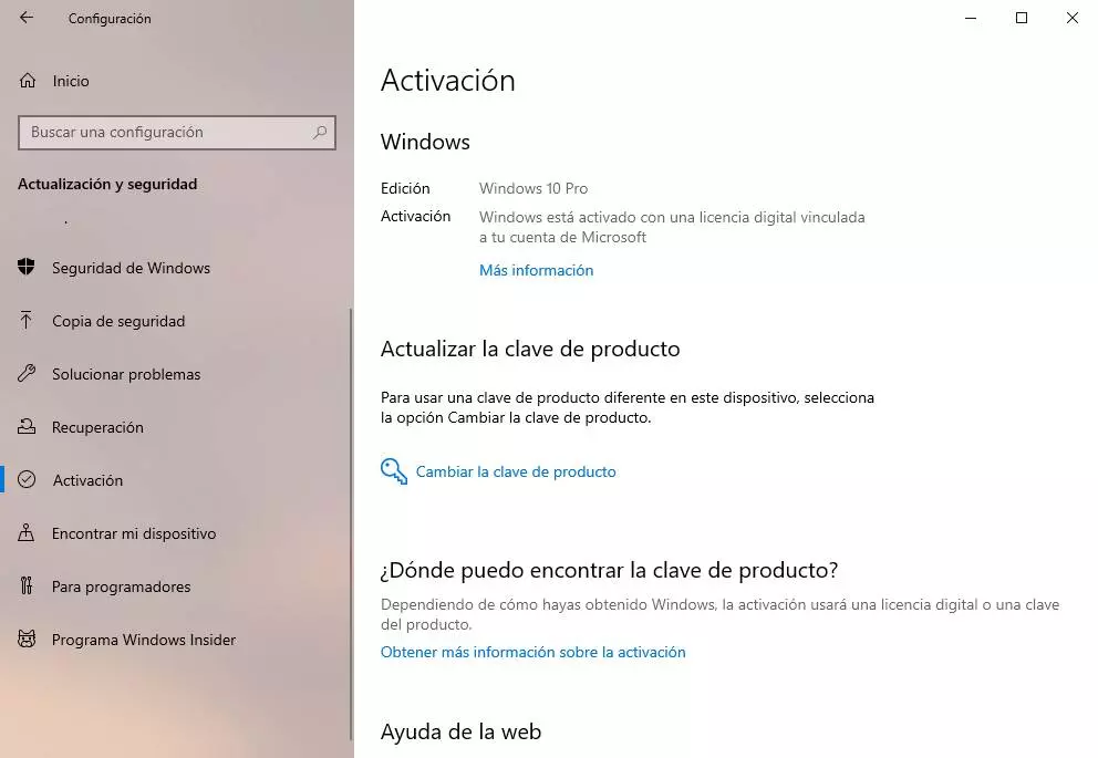 Aktivasyon kle Windows 10