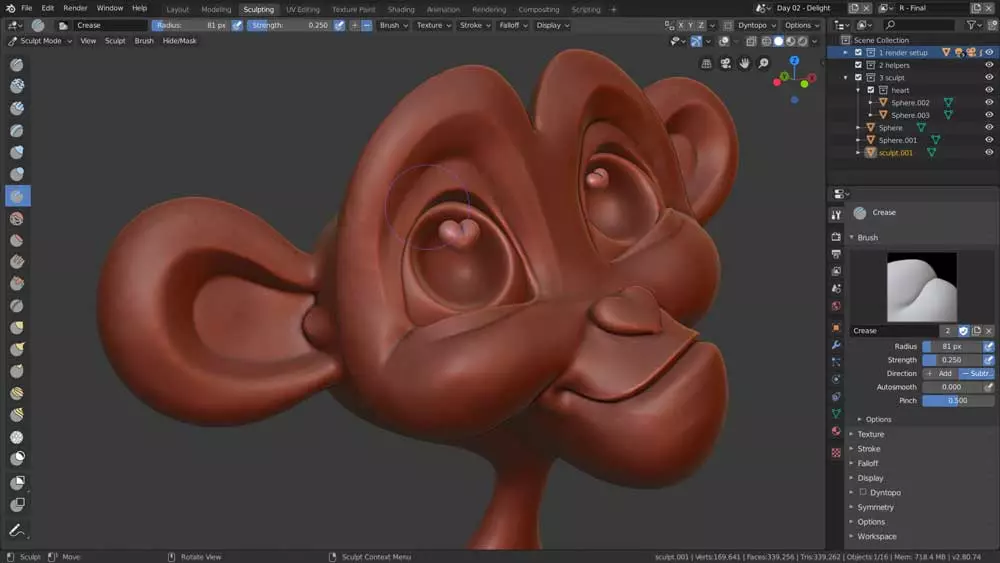 sculpt blender