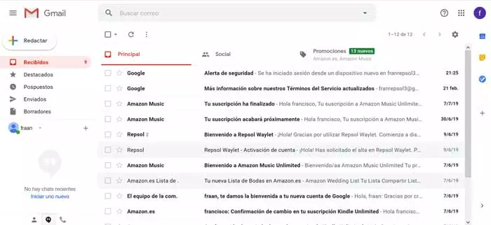 Gmail retpoŝta kliento