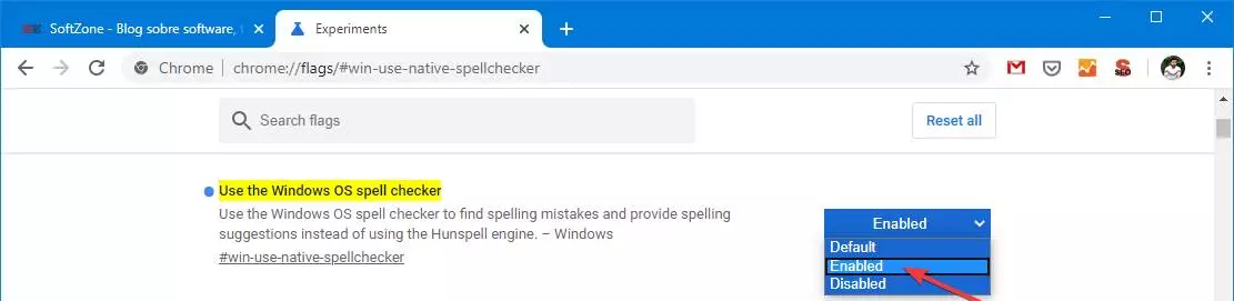 Activați Verificatorul ortografic Windows în Chrome