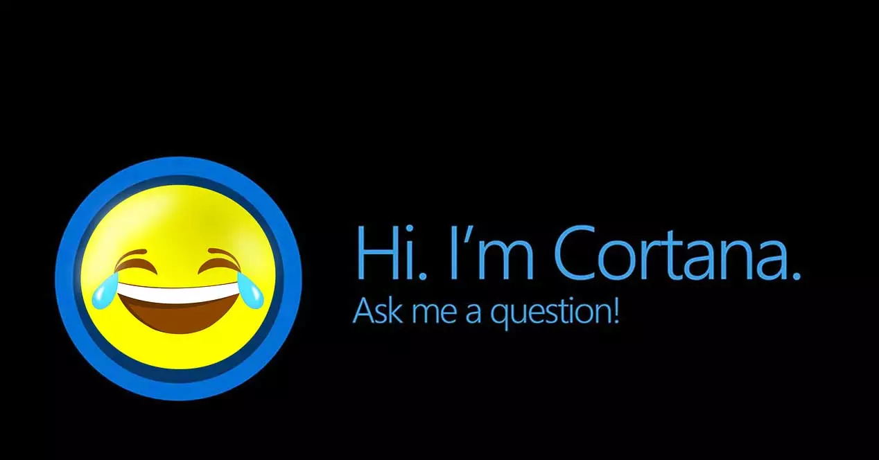 Cortana lacht