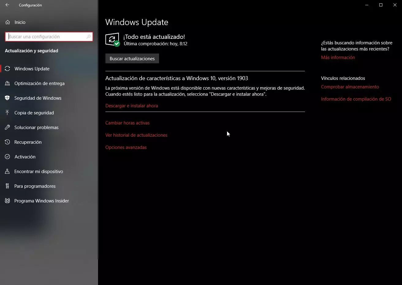 Uppfærðu Windows 10 maí 2019 Uppfærsla í júní