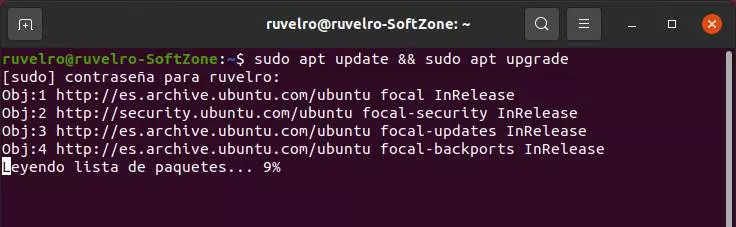 Apt Pag-upgrade sa Linux Ubuntu 20.04